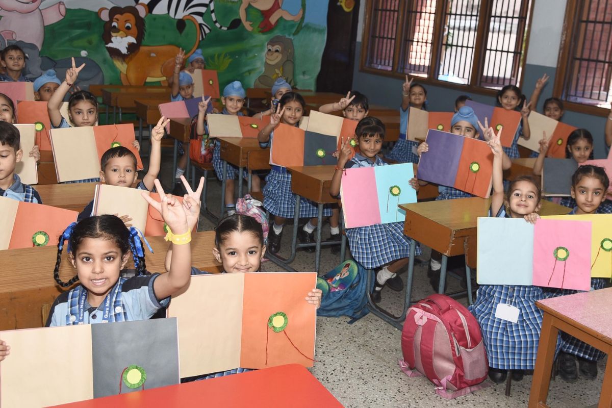 Rakhi Celebration in the Kindergarten Wing of our school… - Guru Nanak ...